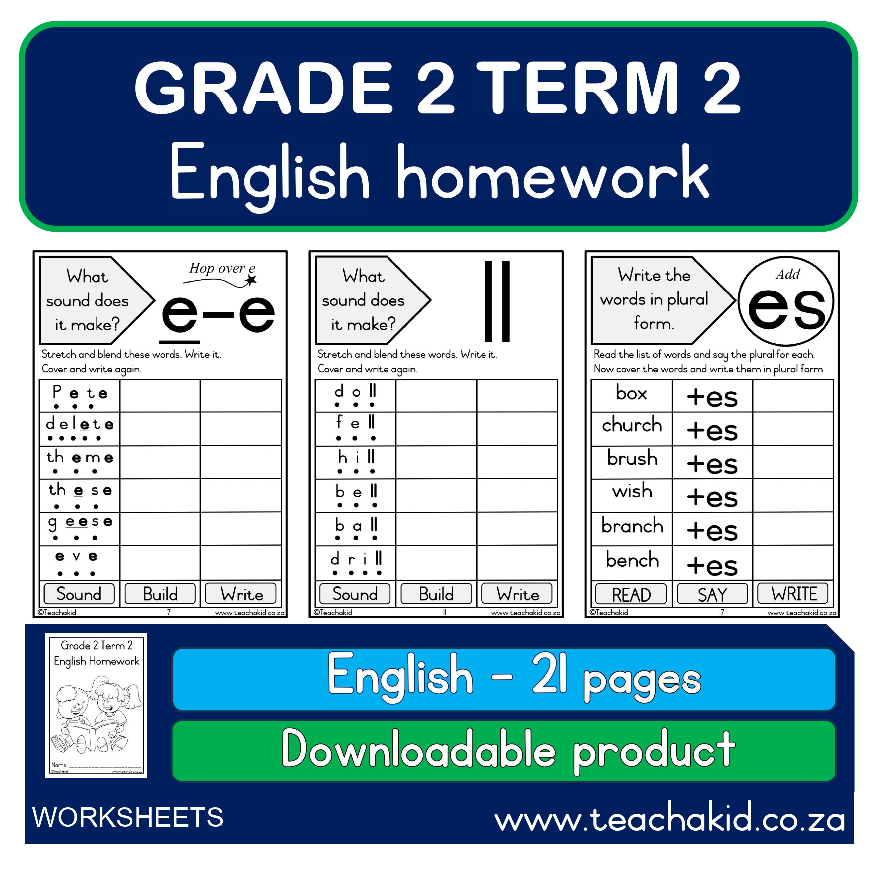 Grade 2 Term 2 Homework for Home Language (PDF) - Teachakid
