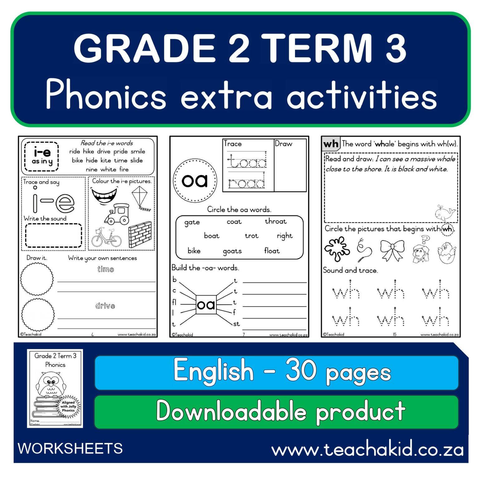 Grade 2 Term 3 Phonics (PDF) - Teachakid