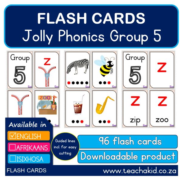 Jolly Phonics Group 5 – flash cards (PDF) - Teachakid