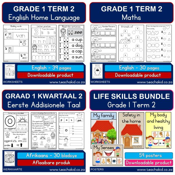 Grade 1 Term 2 All In One Package Pdf Teachakid