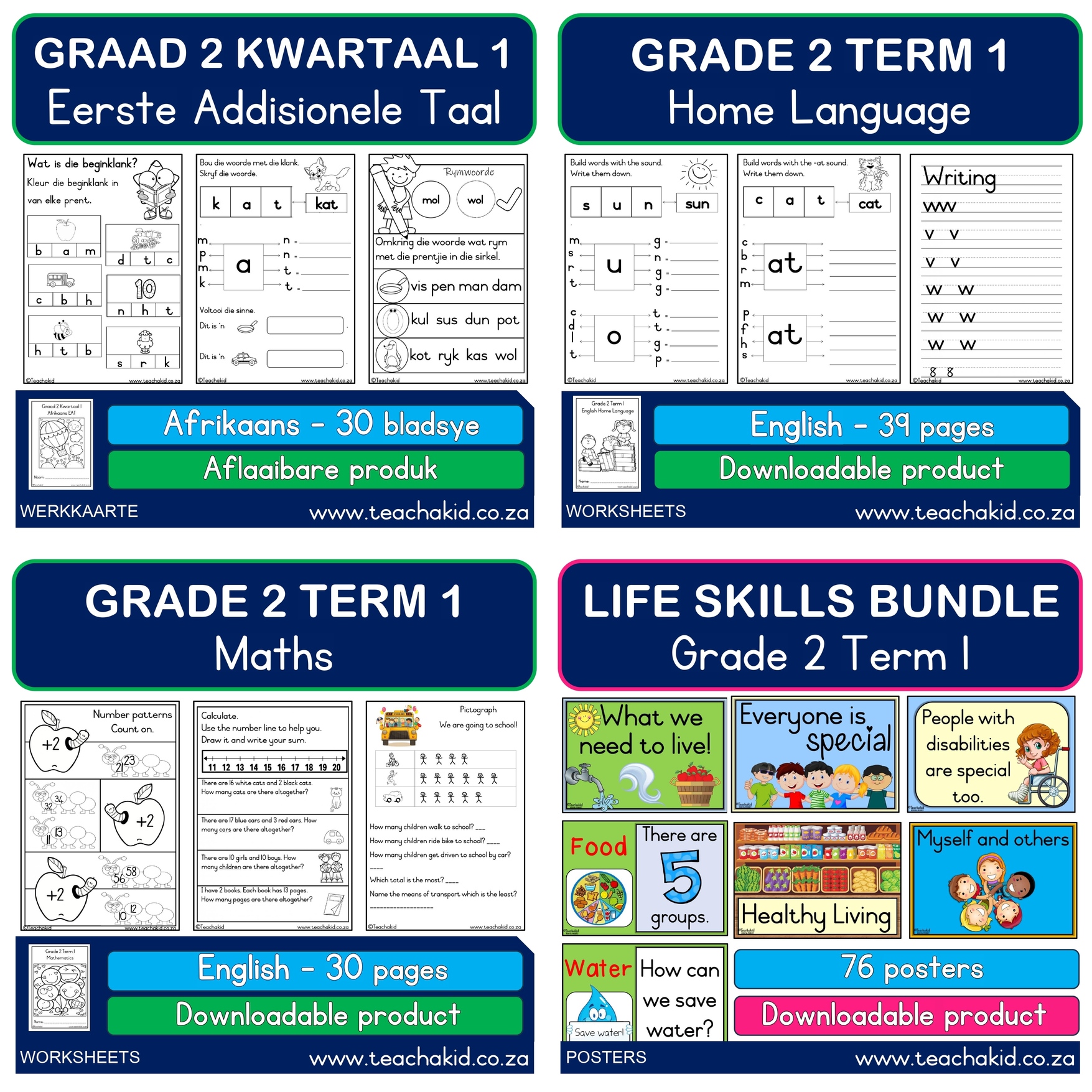 Grade 2 Term 1 All In One Package Pdf Teachakid