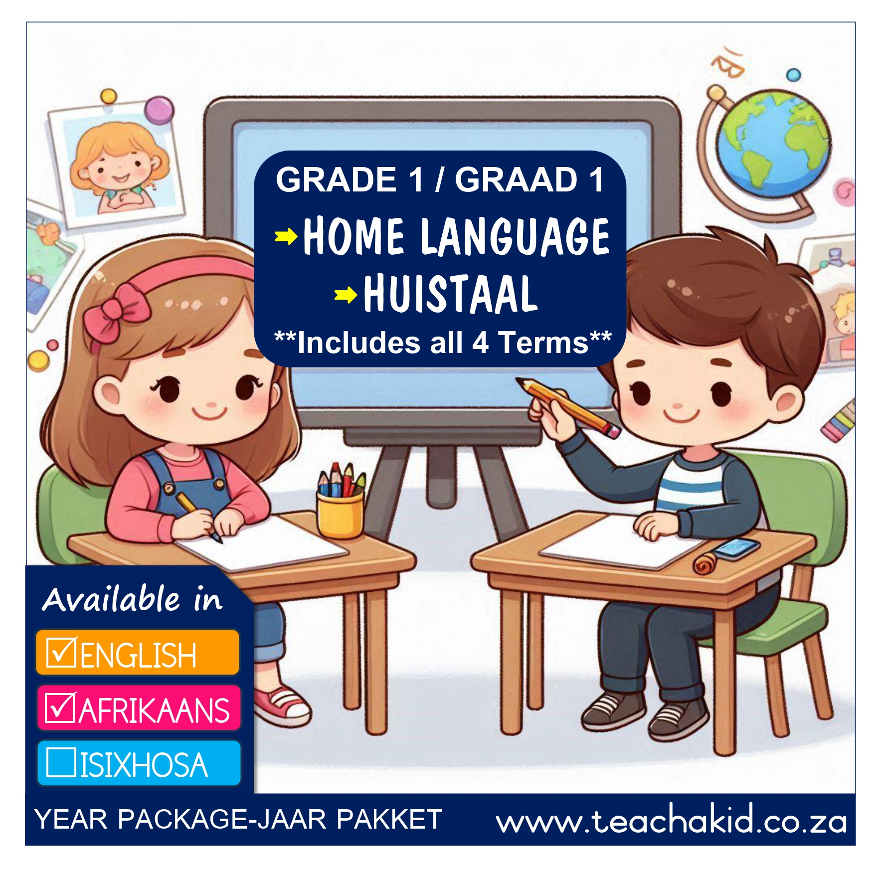Grade 1 Home Language year package (PDF) - Teachakid