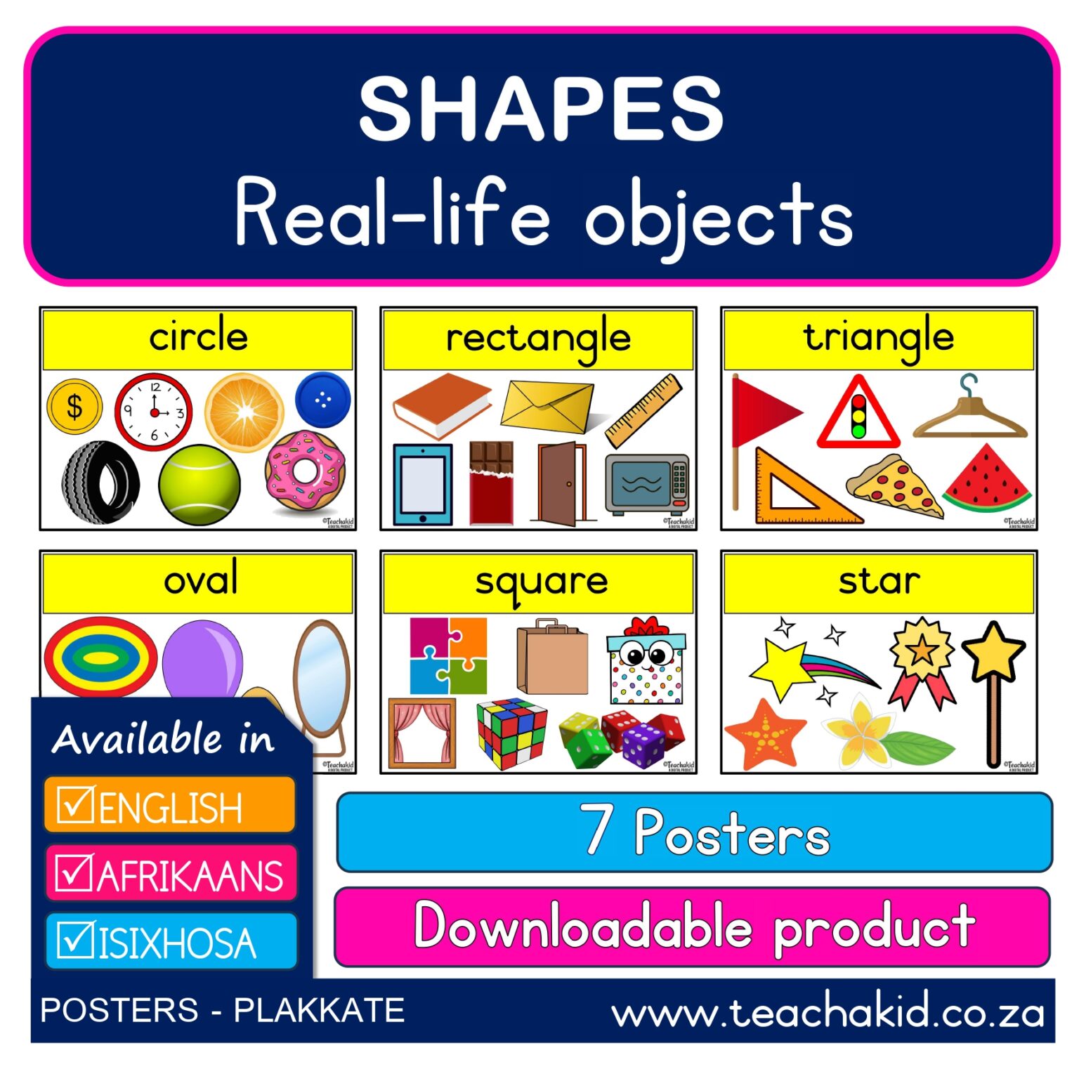 Real-life objects – posters (PDF) - Teachakid