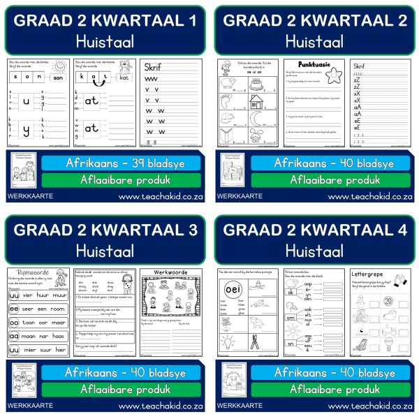 Grade 2 Home Language year package (PDF) - Teachakid