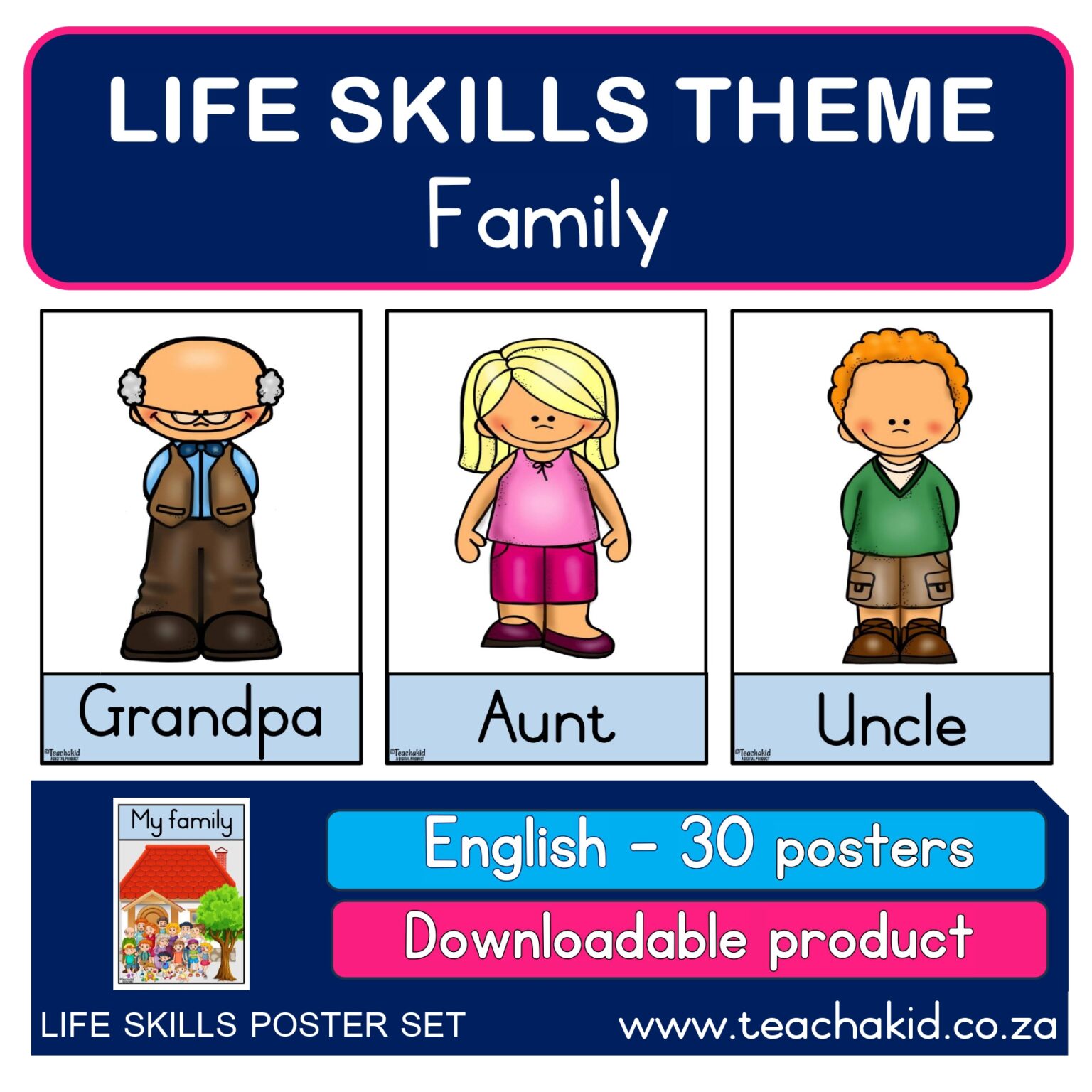 Life Skills posters Family (PDF) - Teachakid