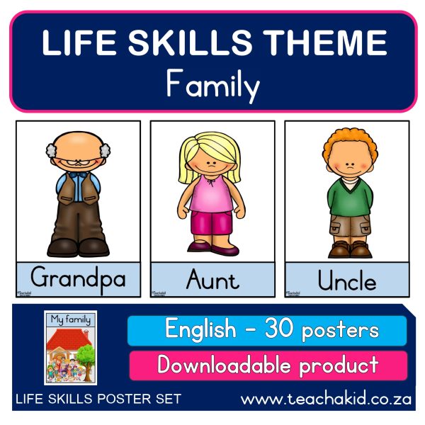 Life Skills posters Family (PDF) - Teachakid