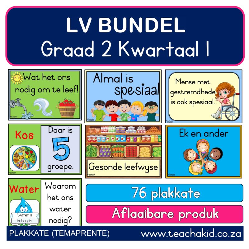 Grade 2 Term 1 Life Skills Bundle (PDF) - Teachakid