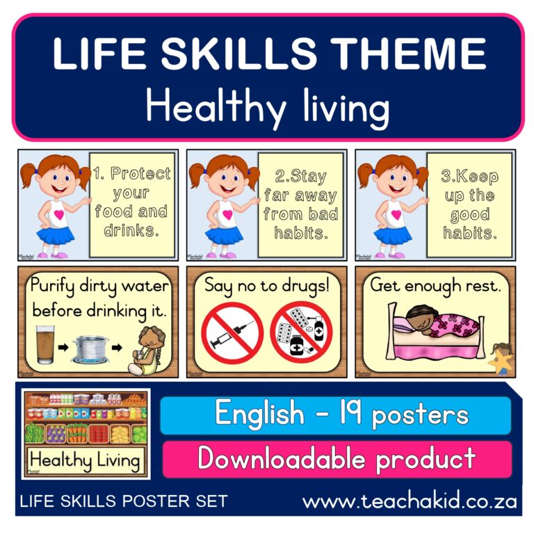 Healthy living – Life Skills theme (PDF) - Teachakid