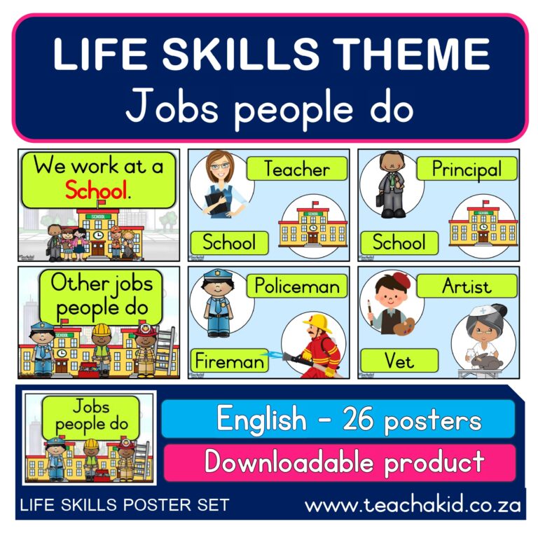 Grade R Term 3 Life Skills bundle (PDF) - Teachakid