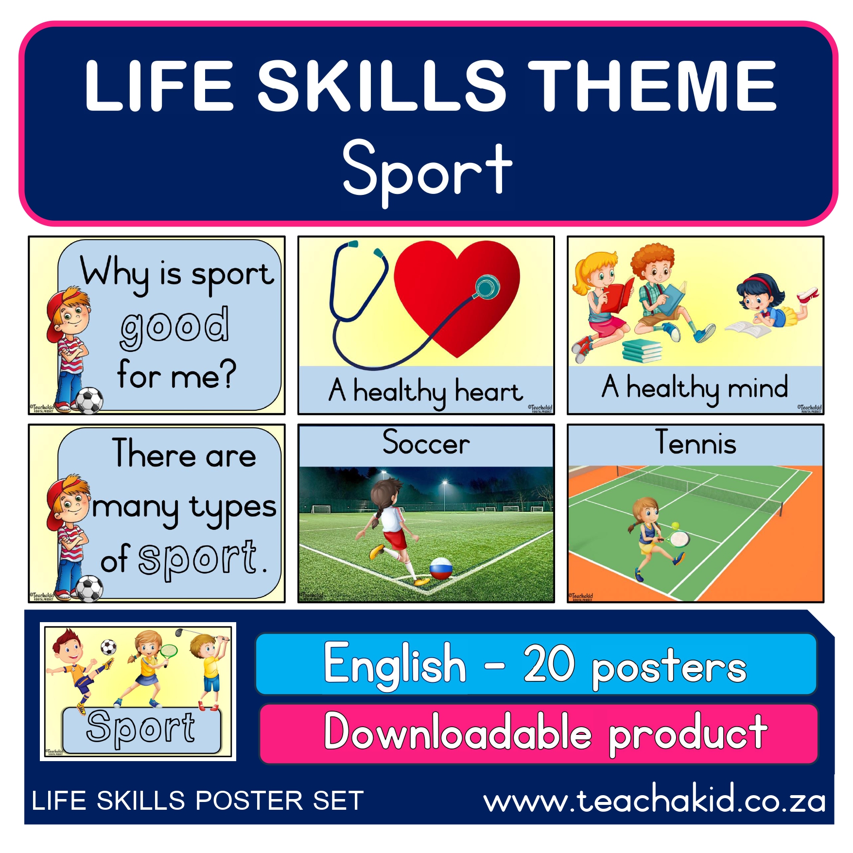 Life Skills posters Sport (PDF) - Teachakid