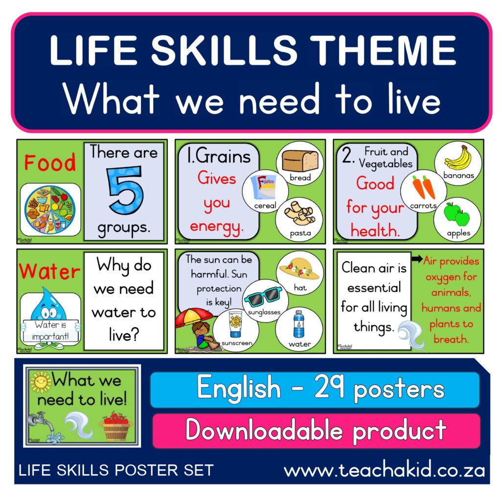 Grade 2 Term 1 Life Skills Bundle (PDF) - Teachakid