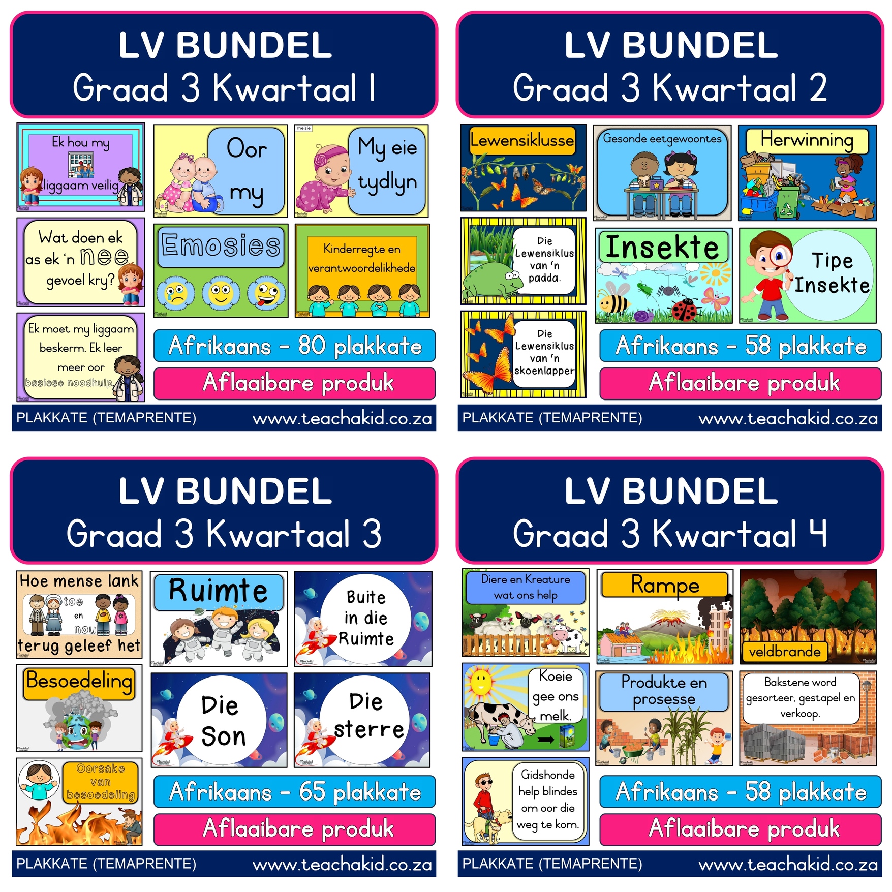 Graad 3 LV jaar bundel (PDF) - Teachakid