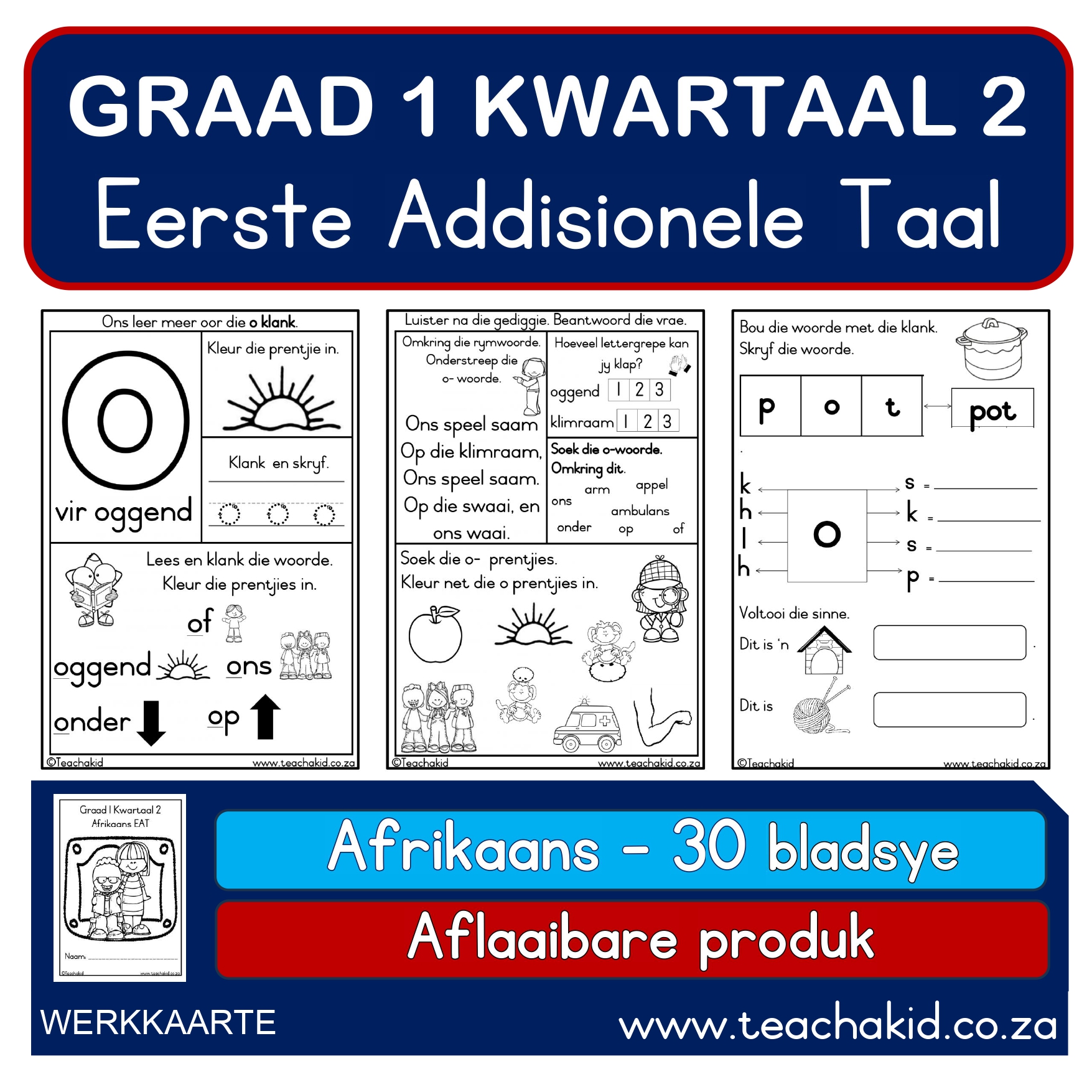 Graad 1 Kwartaal 1 Afrikaans Eerste Addisionele Taal (PDF) - Teachakid
