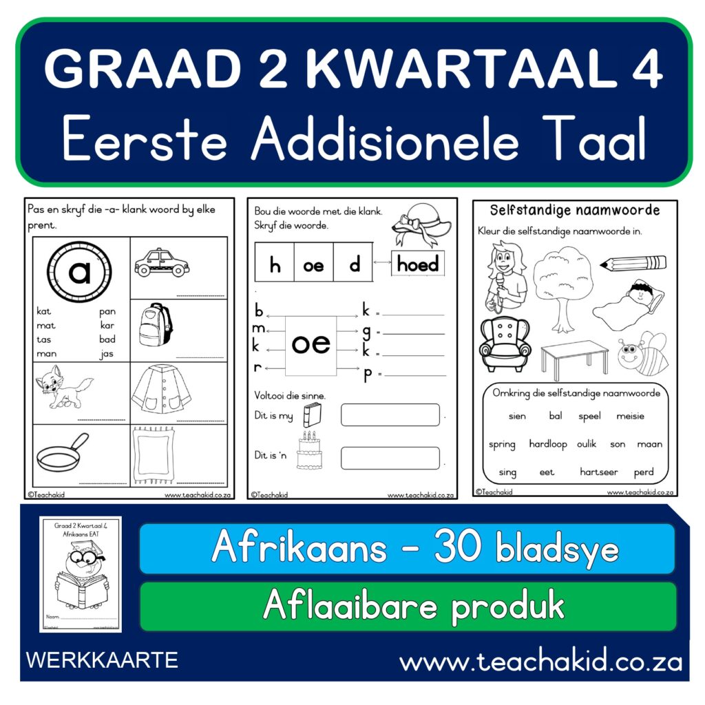 Graad 2 Kwartaal 4 Afrikaans Eerste Addisionele Taal (PDF) - Teachakid