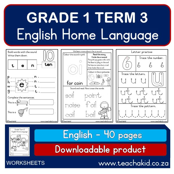 Grade 1 Term 3 English Home Language (PDF) - Teachakid