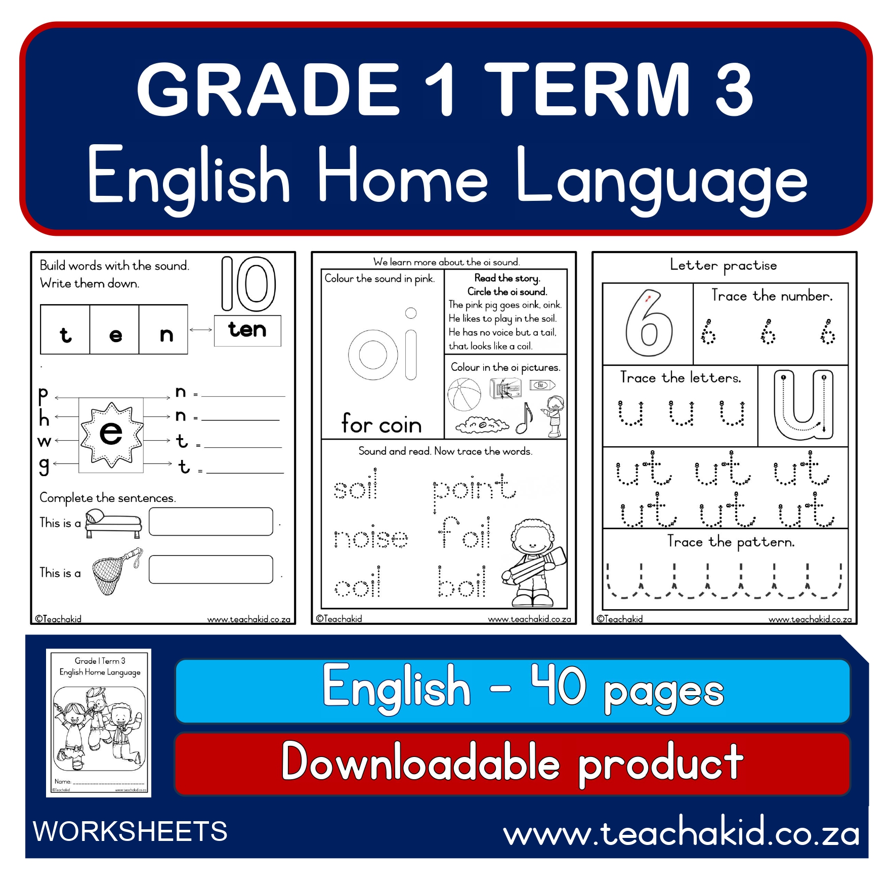 Grade 1 Term 3 English Home Language (PDF) - Teachakid