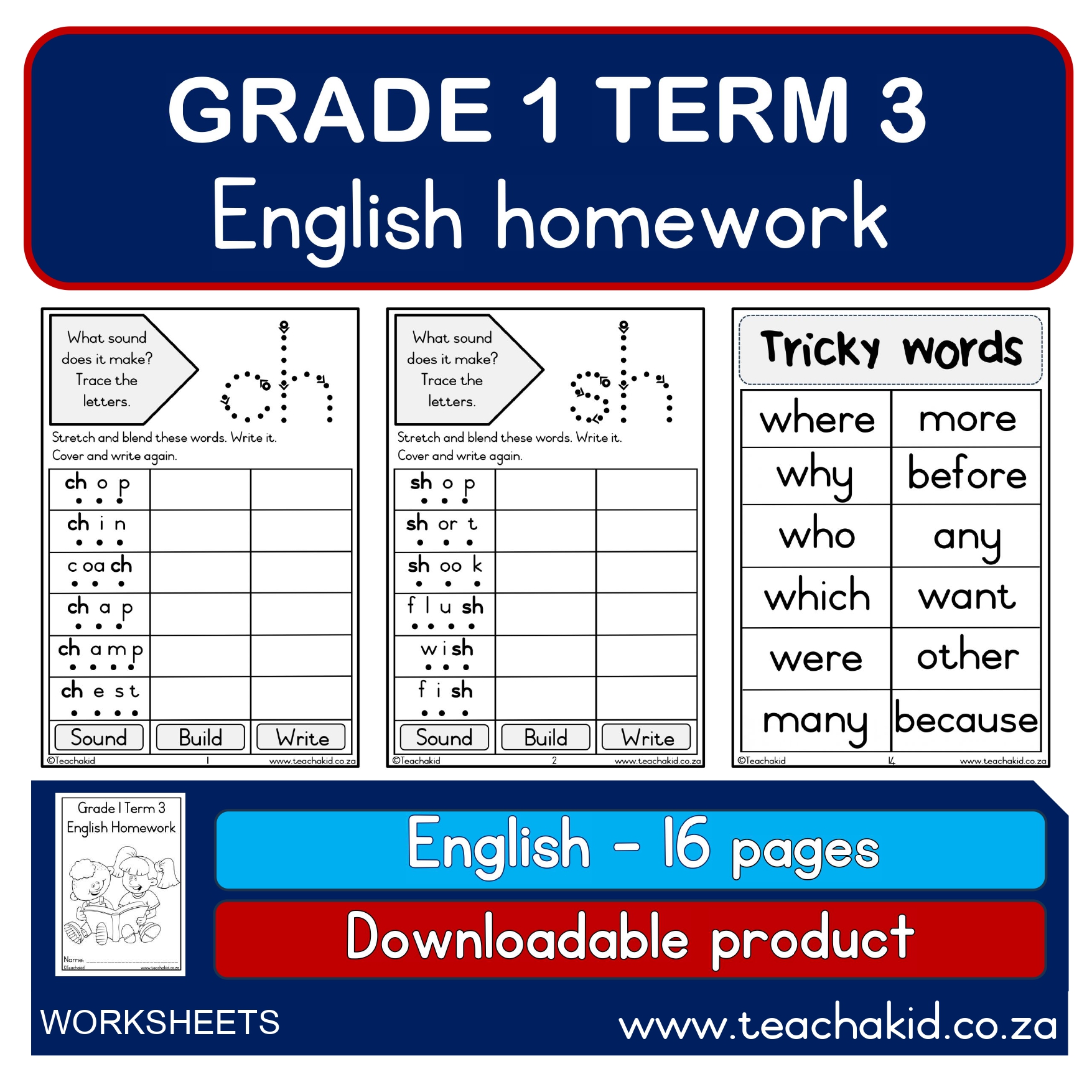 Grade 1 Term 3 Homework for Home Language (PDF) - Teachakid