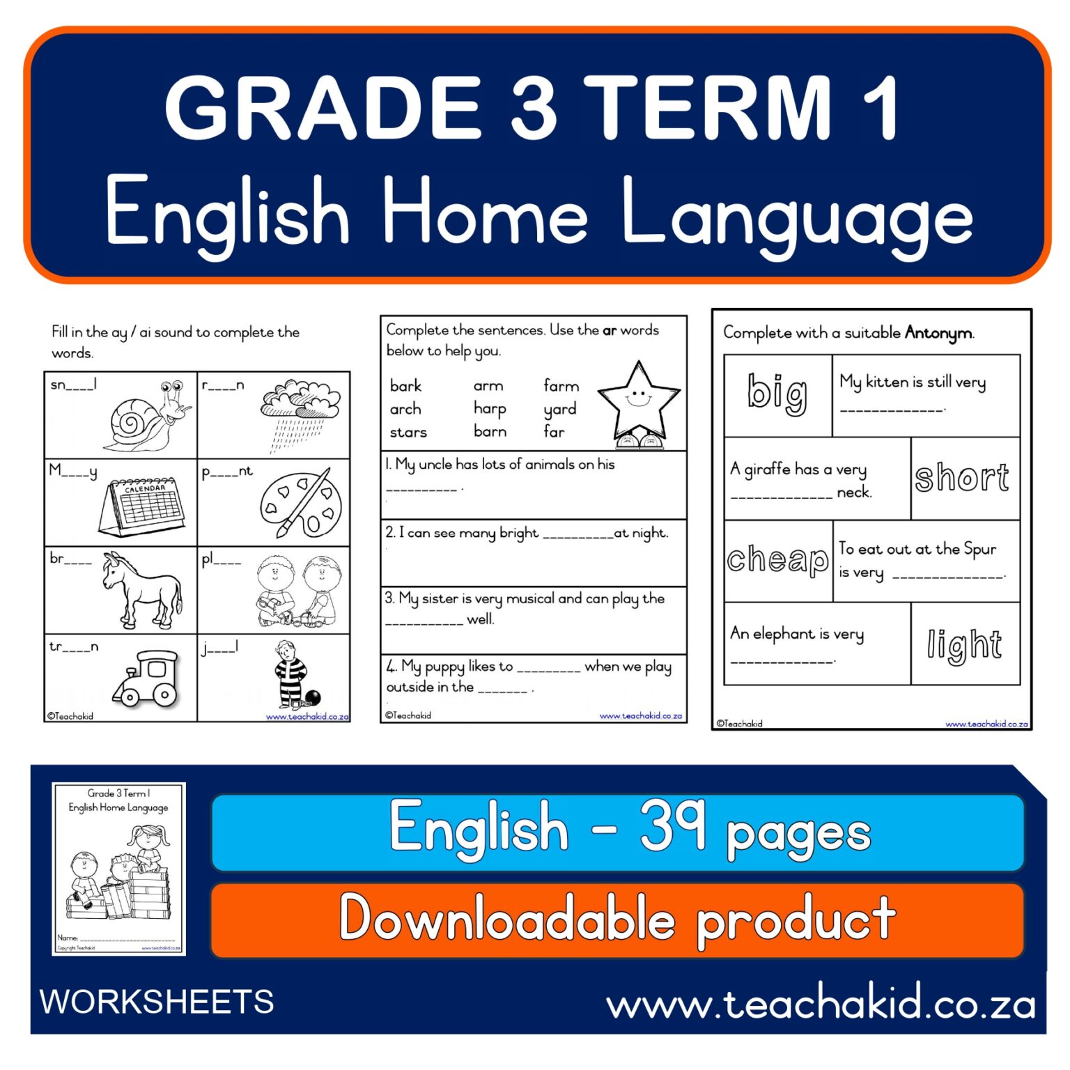 Grade 2 Term 1 Life Skills Bundle (PDF) - Teachakid