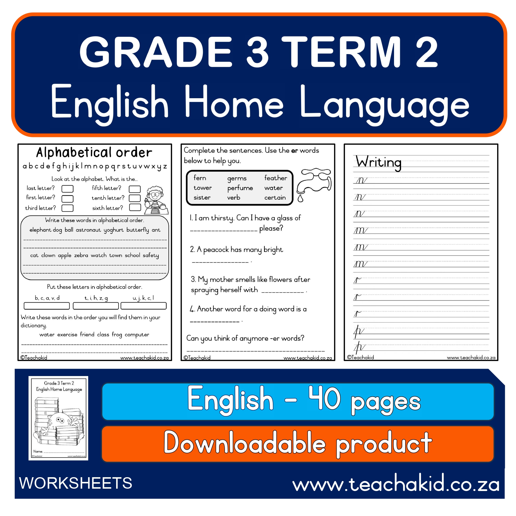 Grade 3 Term 2 English Home Language (PDF) - Teachakid