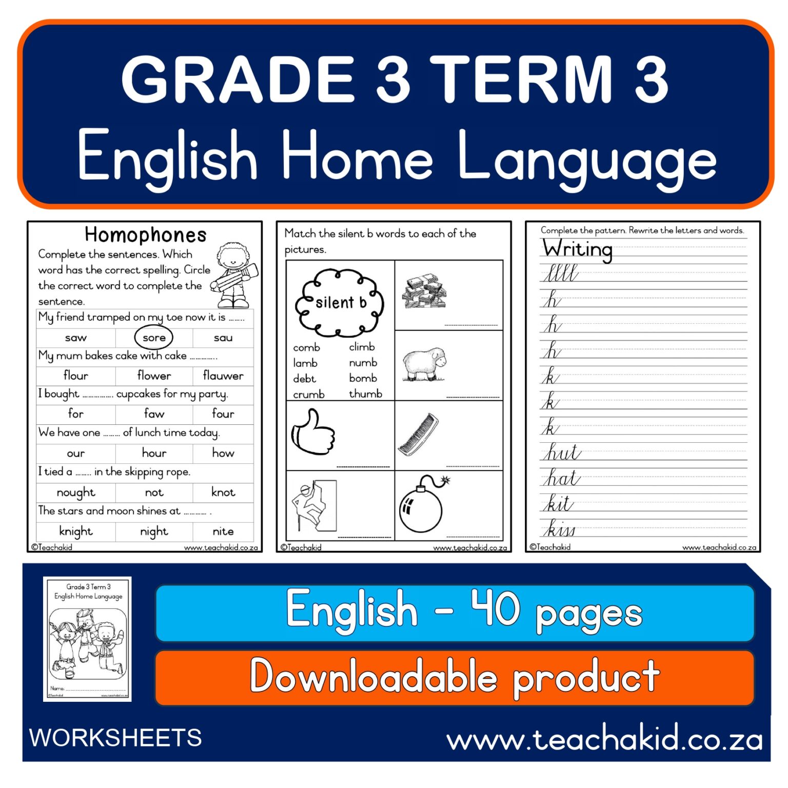 Grade 3 Term 3 English Home Language (PDF) - Teachakid