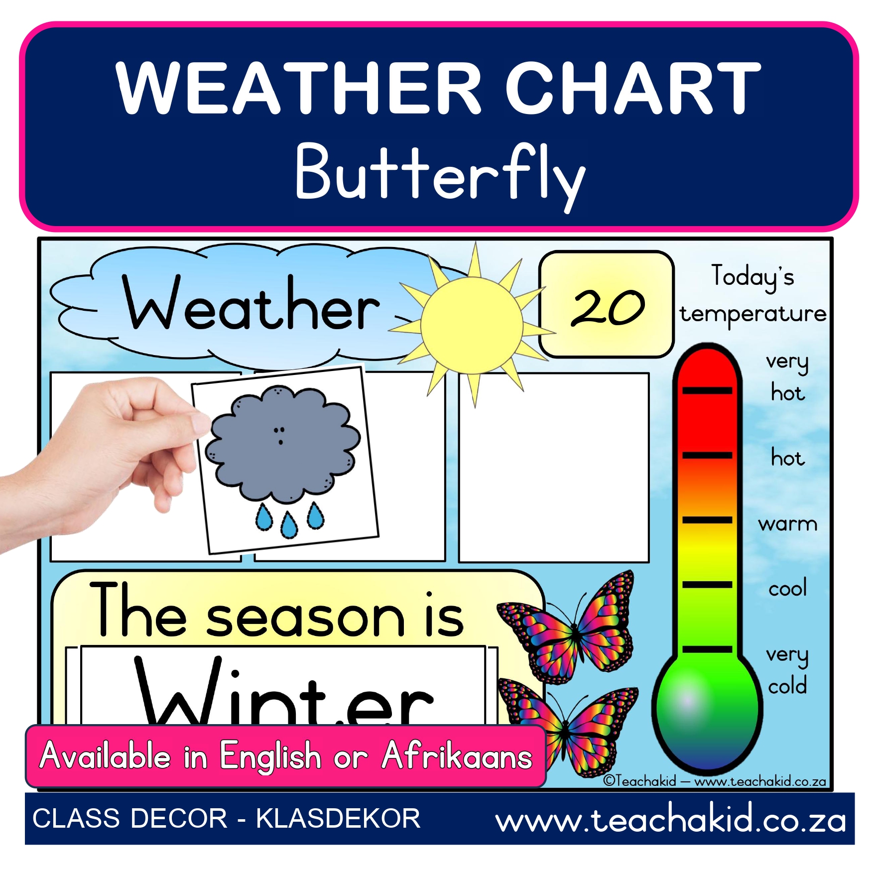 Butterfly – weather chart (PDF) - Teachakid